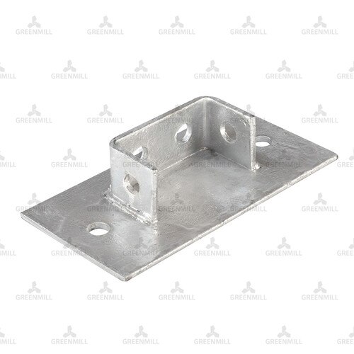 Double fix base plate 41 x 82mm