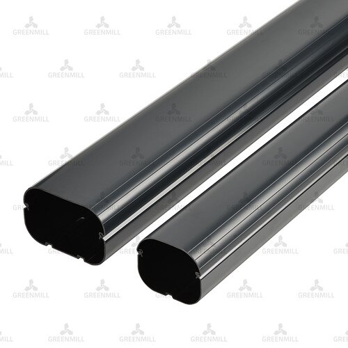 Anthracite Inaba Denko Trunking 100mm x 2m
