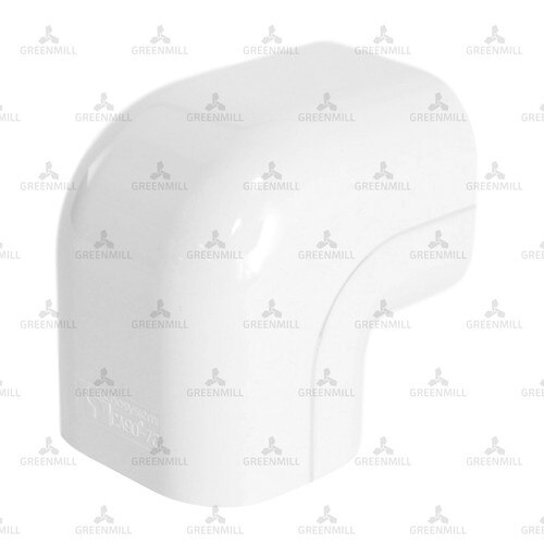 Tecno Vertical Elbow 72mm White
