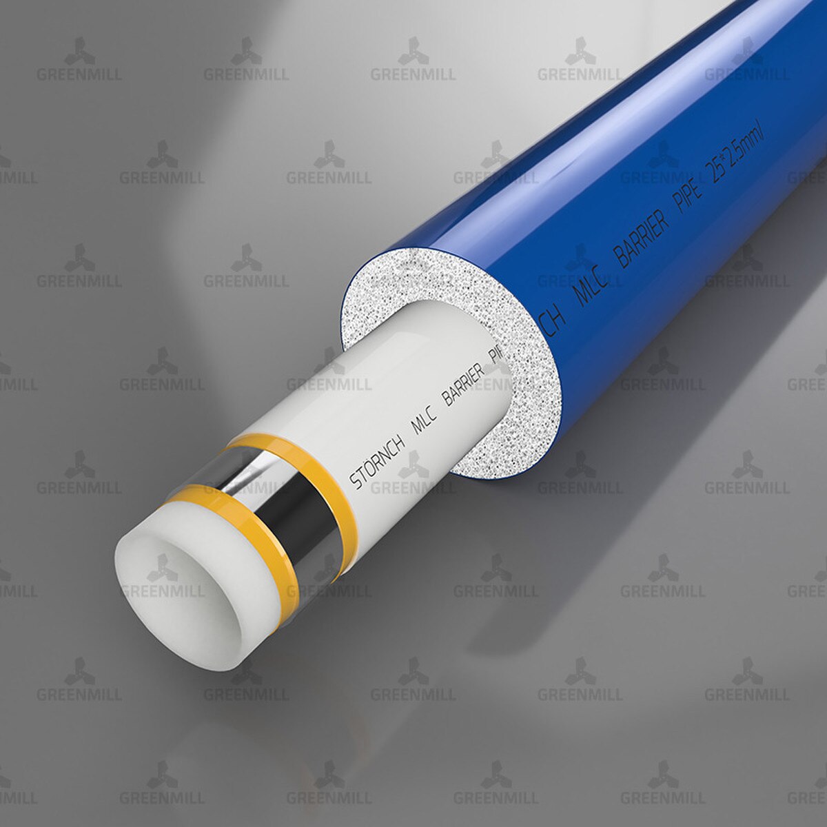 32mm Pre-Insulated Barrier Pipe for Hybrid AC Systems | Greenmill AC