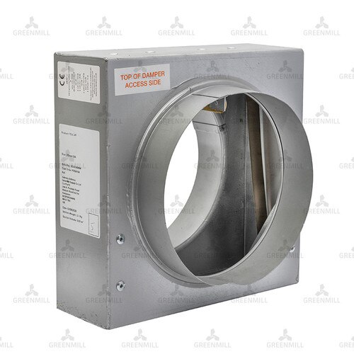 100mm Spigotted Fire Damper | Greenmill AC