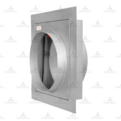 355mm Spigotted Fire Damper with Angle Frame