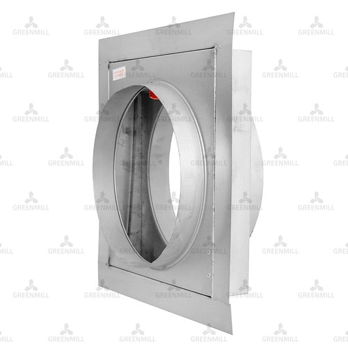 400mm Spigotted Fire Damper with Angle Frame