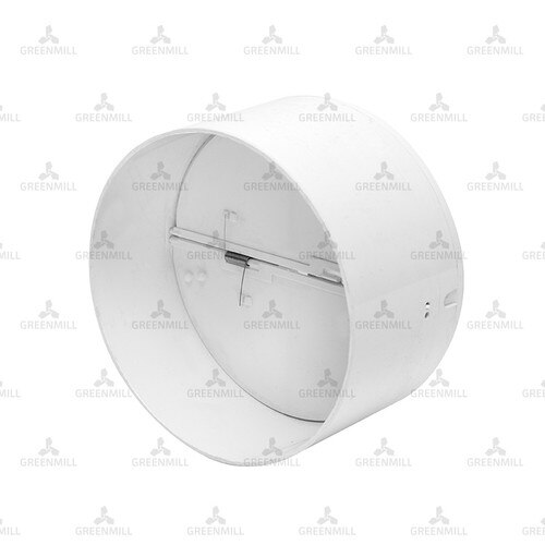 100mm Dia. Plastic In-line Backdraught Shutter
